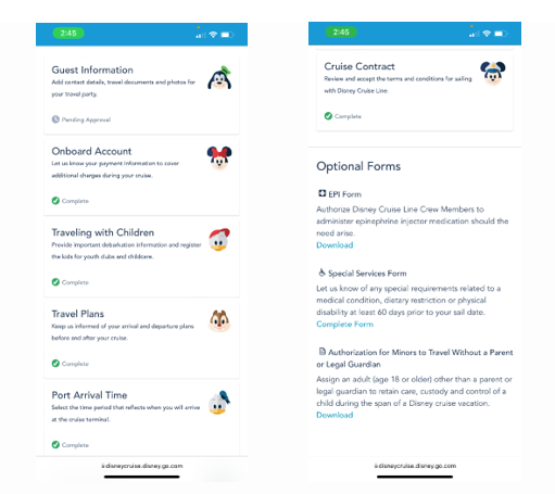 How to do your Disney Cruise Online Check-In - Magical Memory Planners