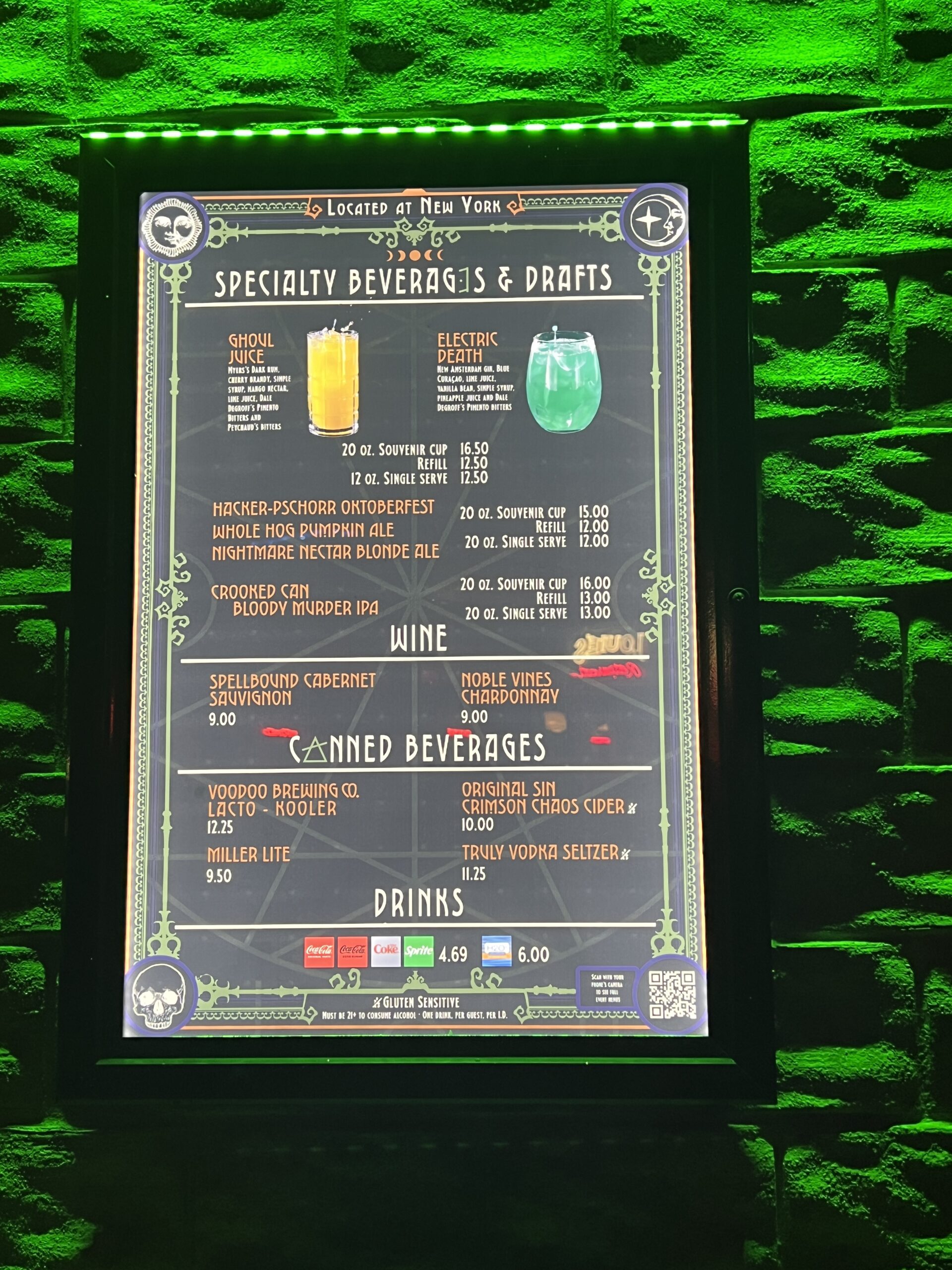 Halloween Horror Nights Food - Magical Memory Planners